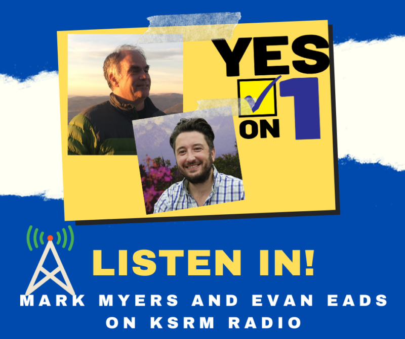 Mark Myers and Evan Eads on KSRM Radio - Vote Yes for Alaska's Fair Share